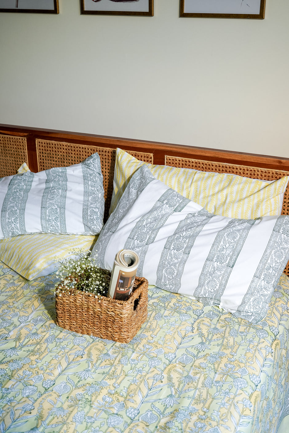 Buy Pure Cotton Single, Double & Super King Size Bed Sheets Online ...